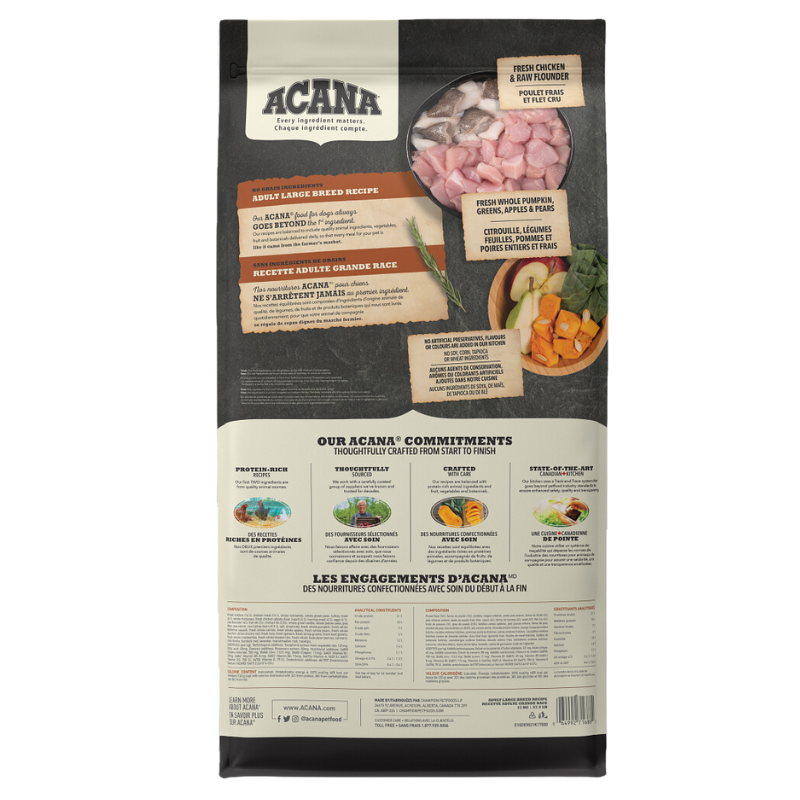 Acana Adult Large Breed Dog Food - Dog Food, Dog Treats, Raw Food | The ...