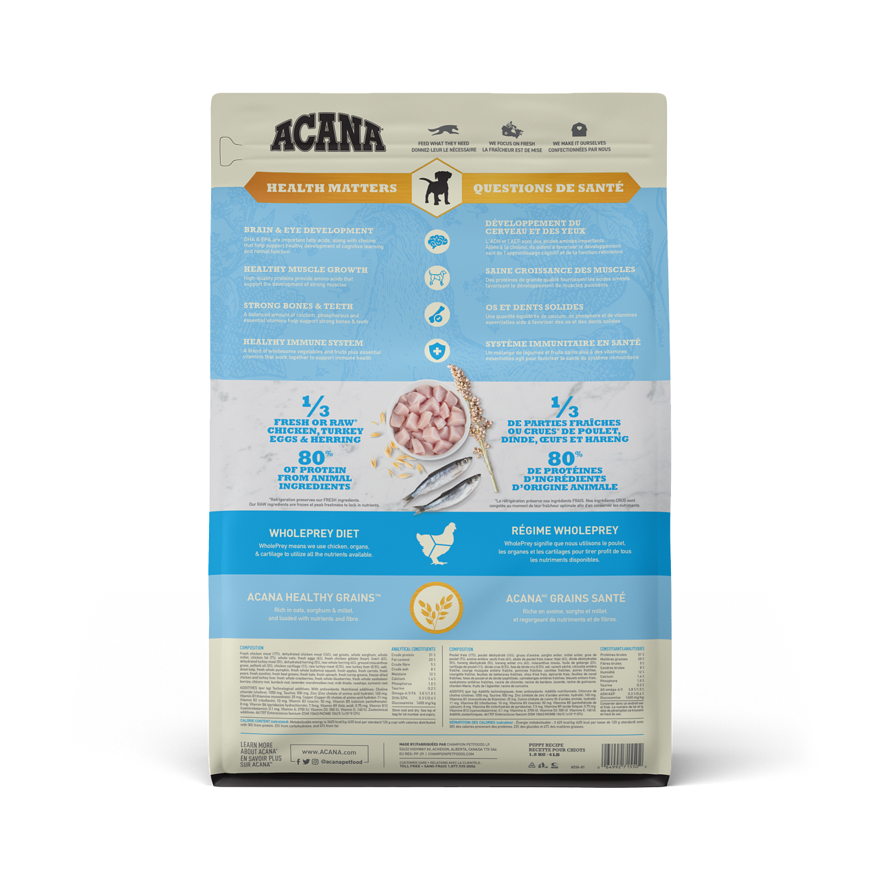 Acana Healthy Grains Poultry Dog Food - Dog Food, Dog Treats, Raw Food ...